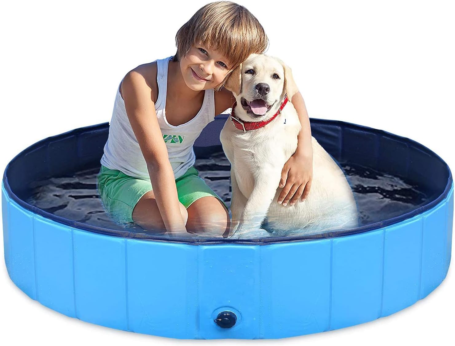 Amazon.com: PJZP Dog Pool Puppy Foldable Dog Pool pet Pool Dog Swimming ...