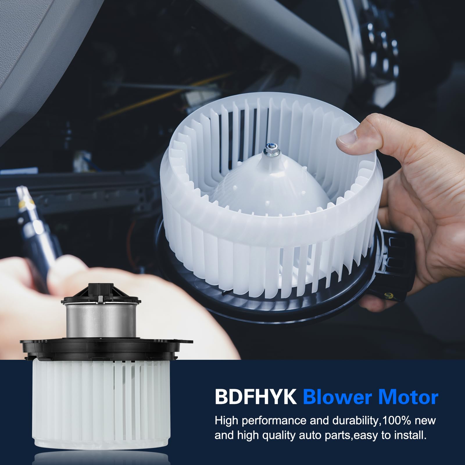 BDFHYK AC Heater Blower Motor Fan 75847 Compatible with 2002-2006 Acura ...