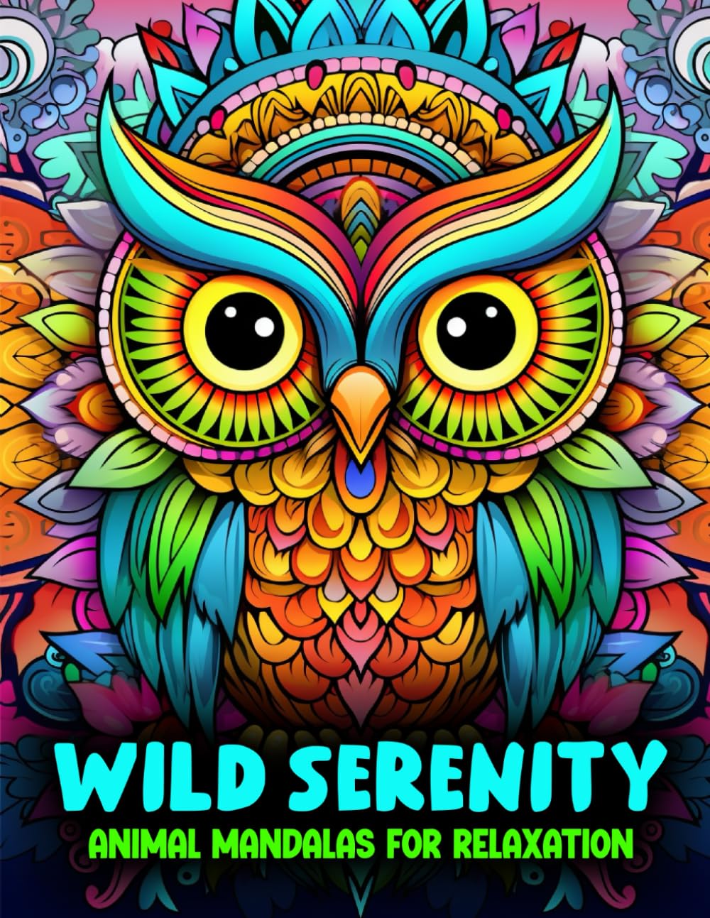 Amazon.com: Wild Serenity - Animal Mandalas for Relaxation: Adult Coloring Book for Stress ...