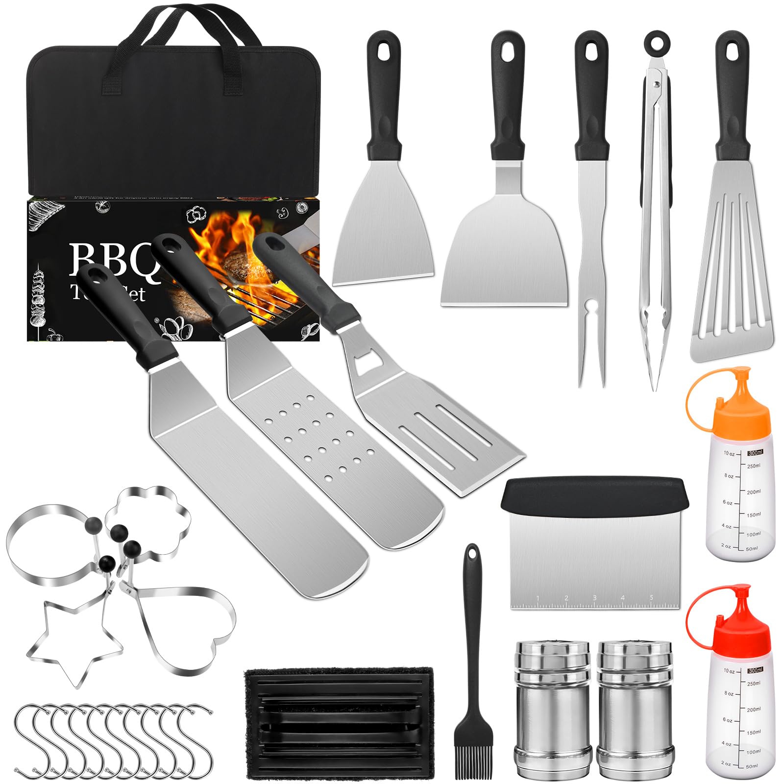 Amazon.com : Griddle Accessories Kit, 30PCS Flat Top Grill Accessories ...