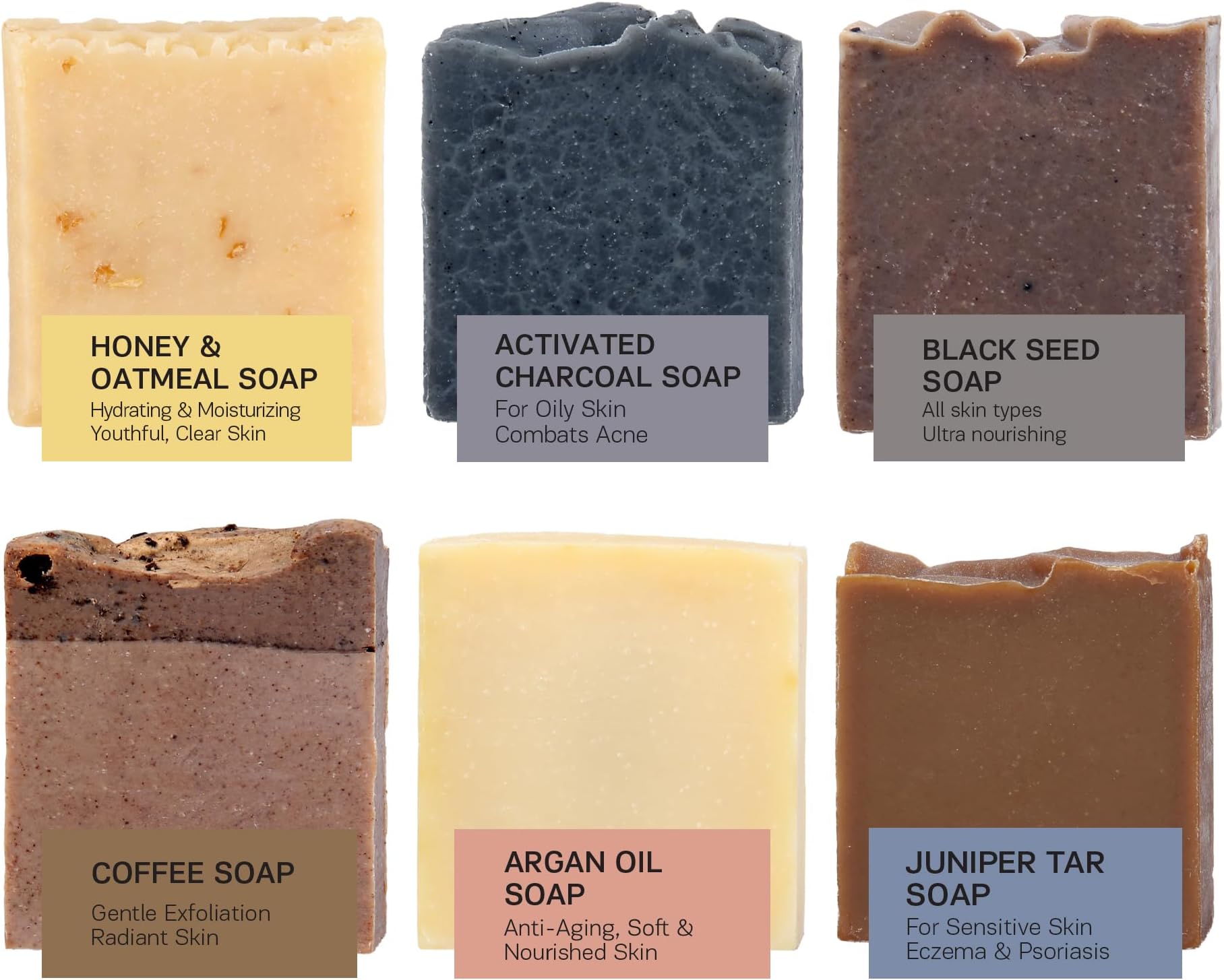 Amazon.com : AUTHENTIC BATH & SOAP - Gift Set Bar Soap for Men ...
