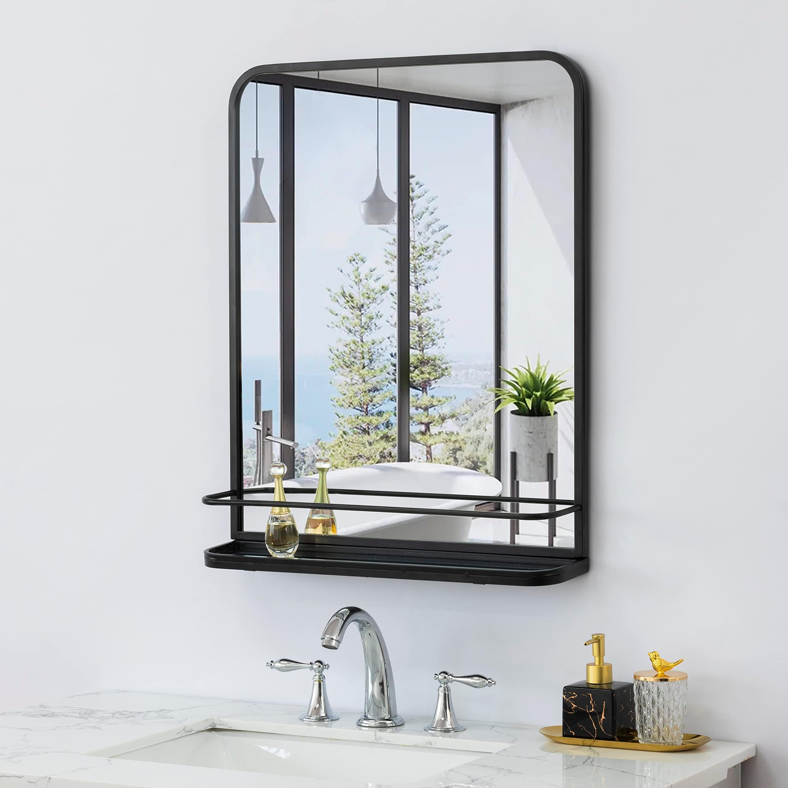 Amazon.com: Amazon Brand – Stone & Beam Modern Round Arc Iron Hanging ...