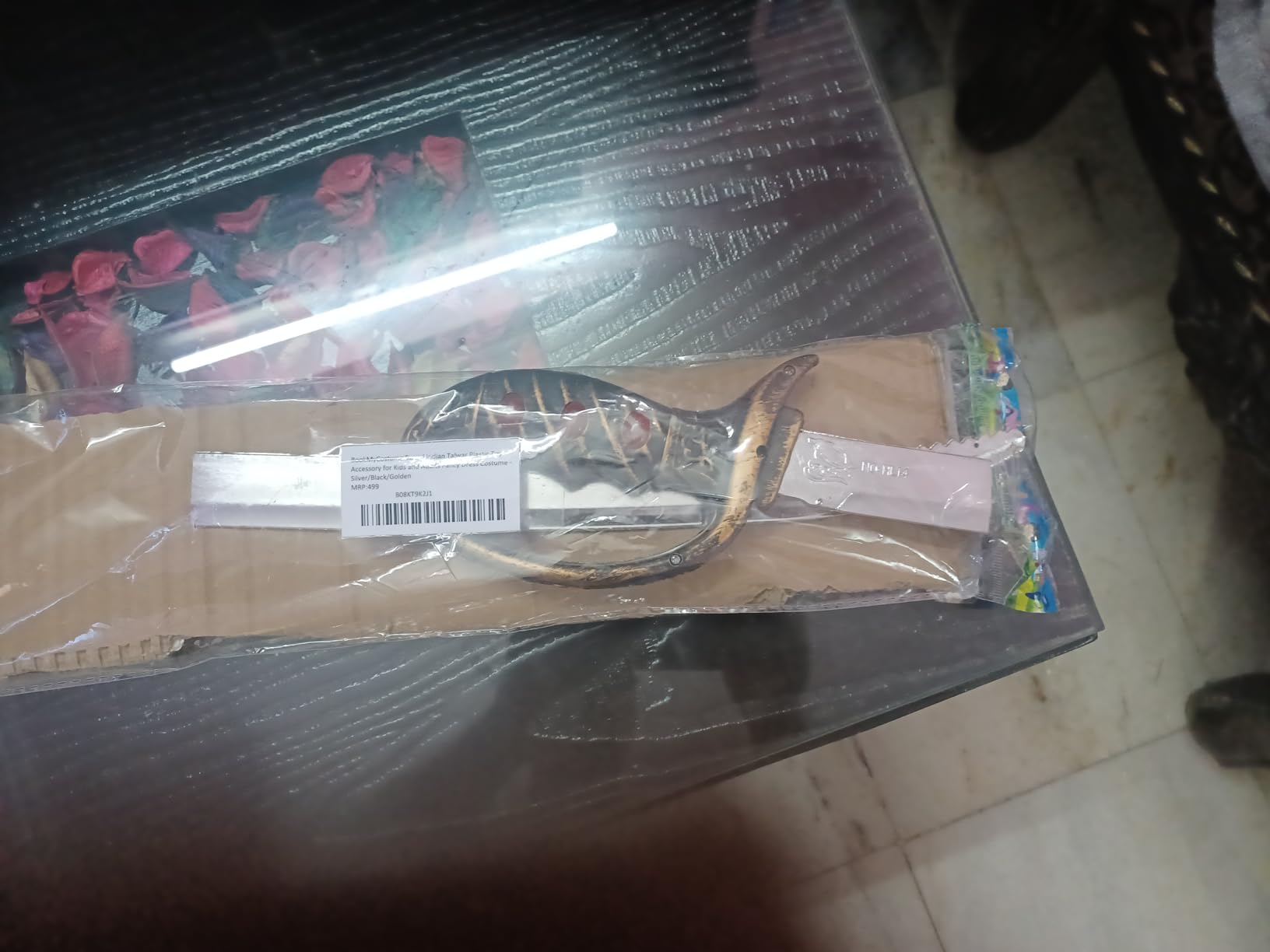 Buy BookMyCostume Sword Indian Talwar Plastic Toy Accessory for Kids ...