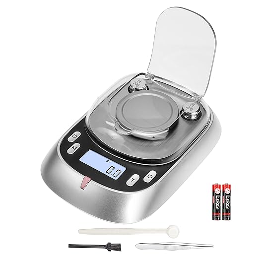 ACCT High Precision Mini Gram Scale, 50g-0.001g, LCD Backlit, Tare ...