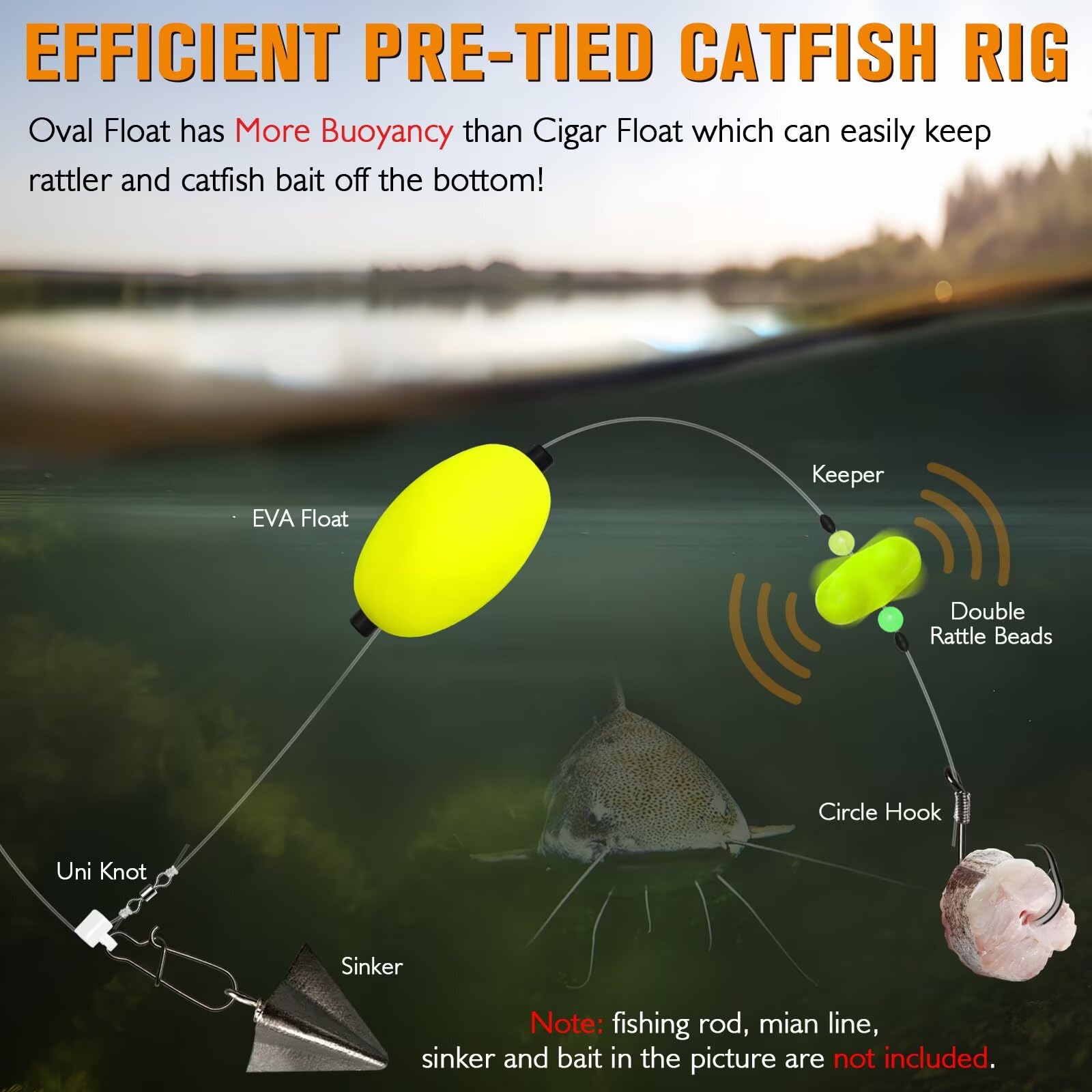 Snapklik.com : Catfish Rigs Santee Rig Catfish Float Rigs Catfishing ...