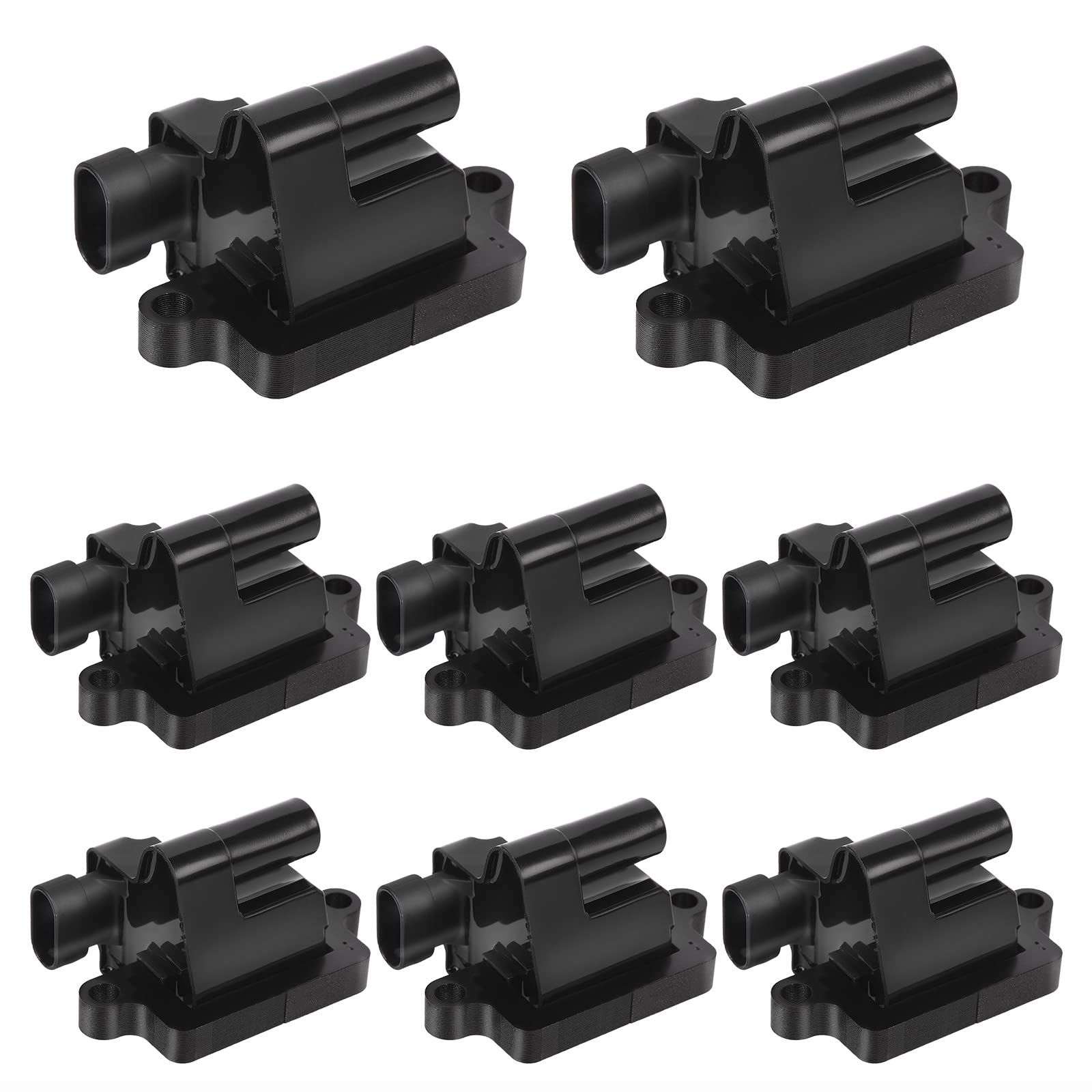 Amazon.com: Square Ignition Coil Pack Set of 8 Compatible with Chevy ...