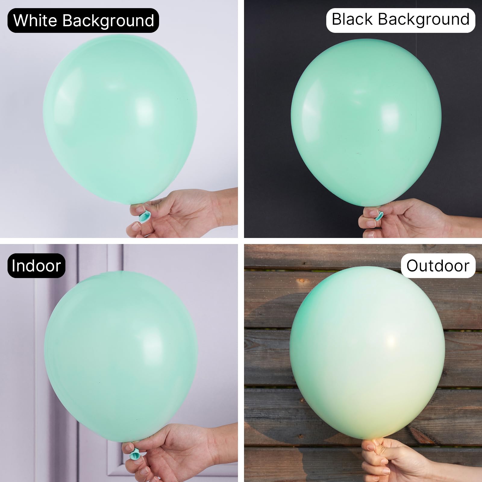 Snapklik.com : Mint Balloons, 127 Pcs Mint Green Balloons Different ...