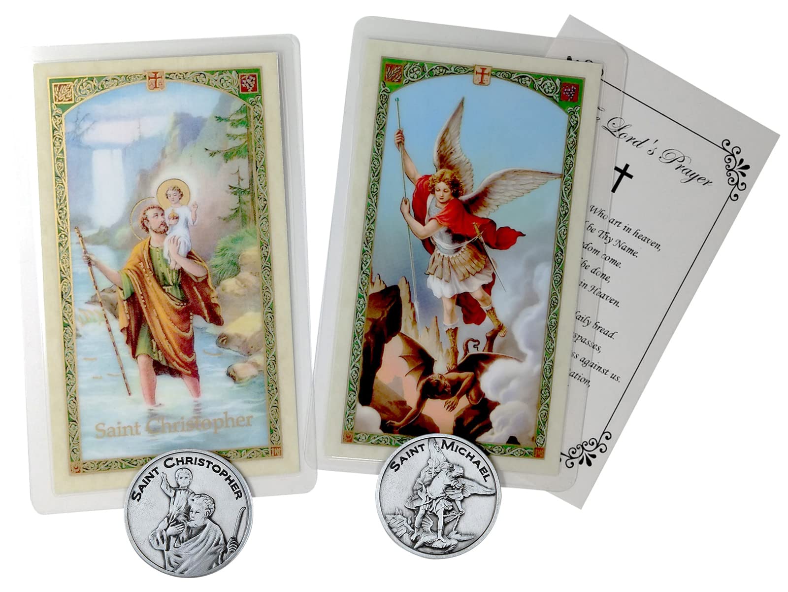 Saint Christopher Coin With Archangel Saint Michael Pocket Token St ...