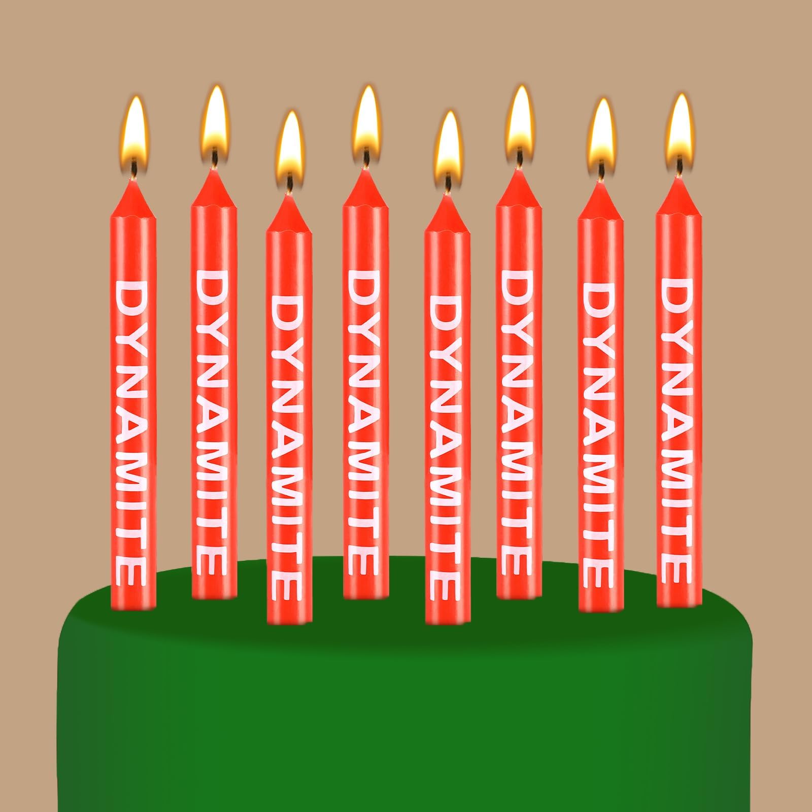 Amazon.com: Camtoms Birthday Candles for Miner Crafting, Birthday Party ...