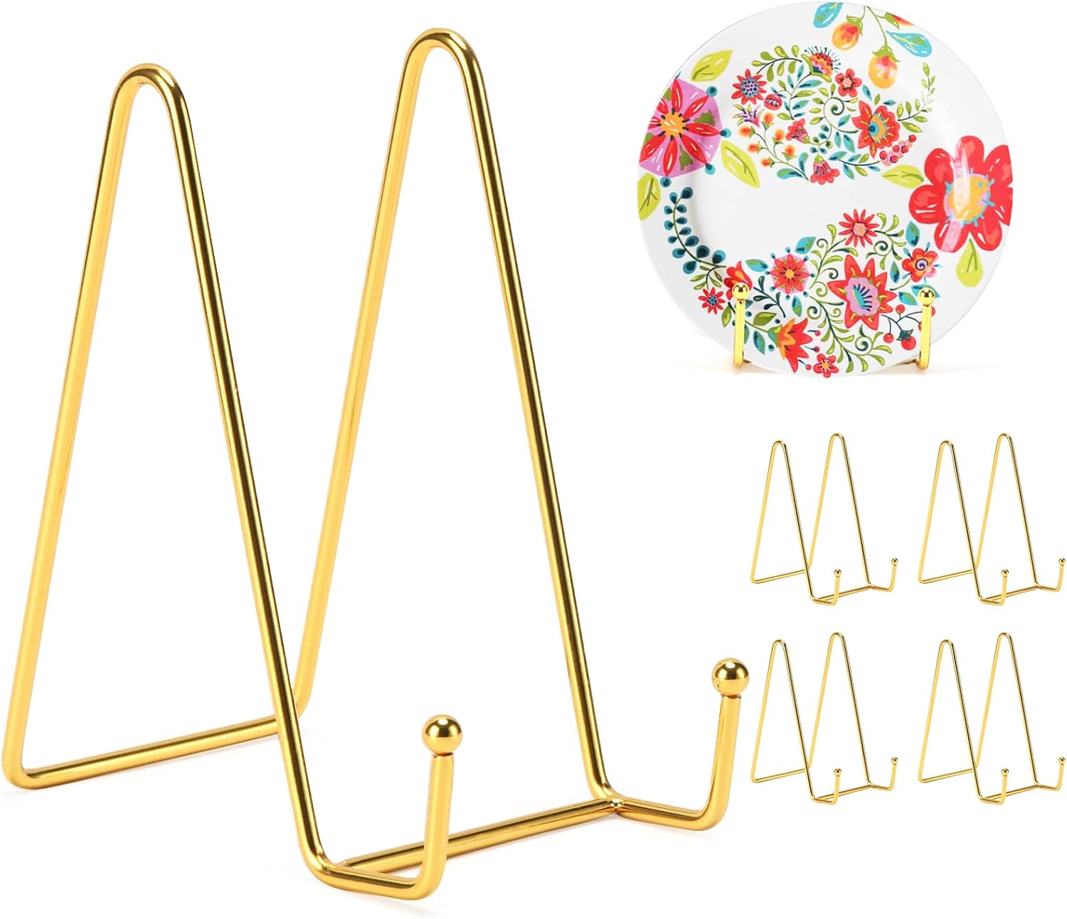 Amazon.com: Kruodop 6 Inch Plate Stands for Display, 5 Pack Plate ...
