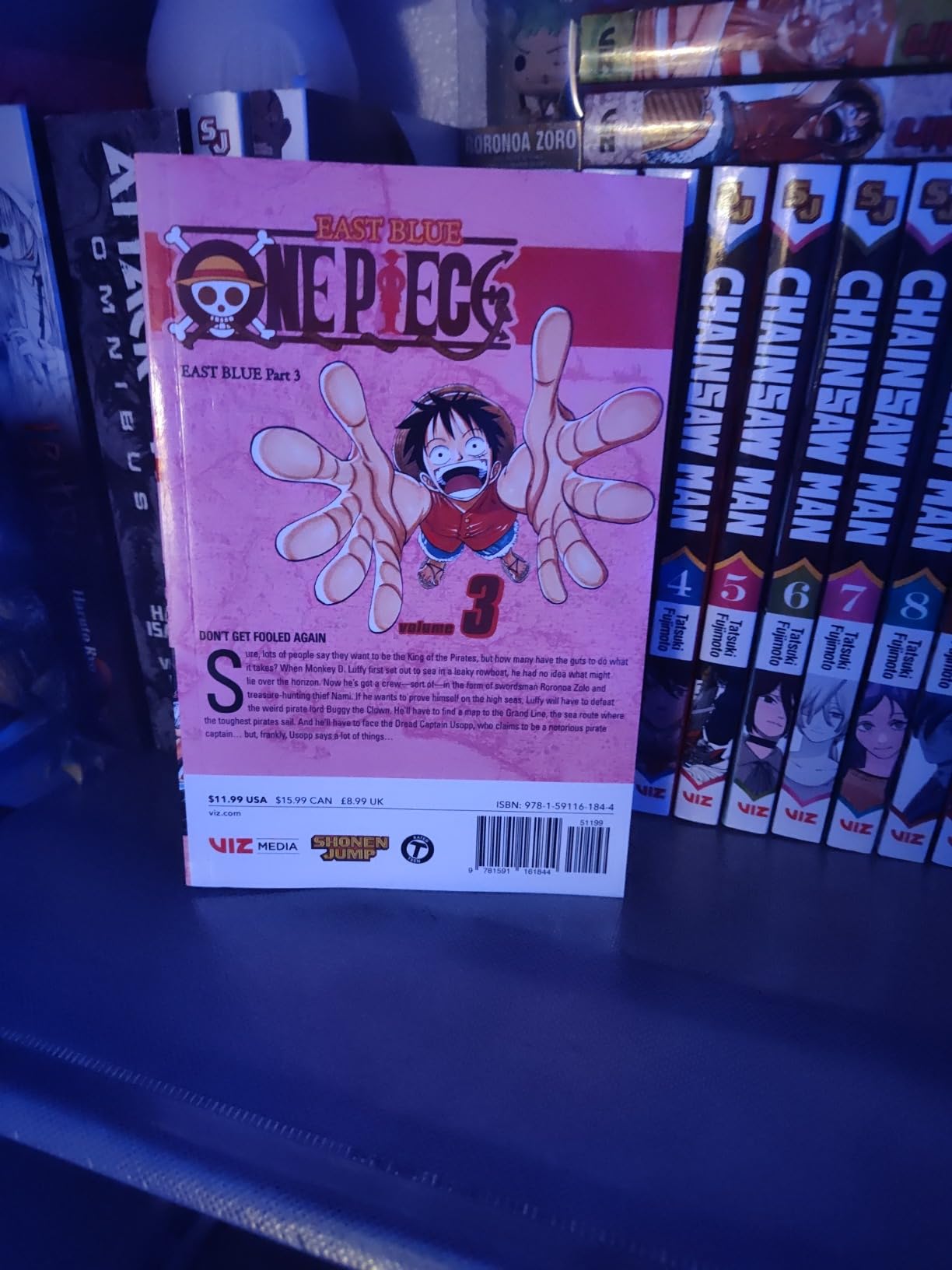 Amazon.com: One Piece, Vol. 3: Don't Get Fooled Again: 9781591161844 ...