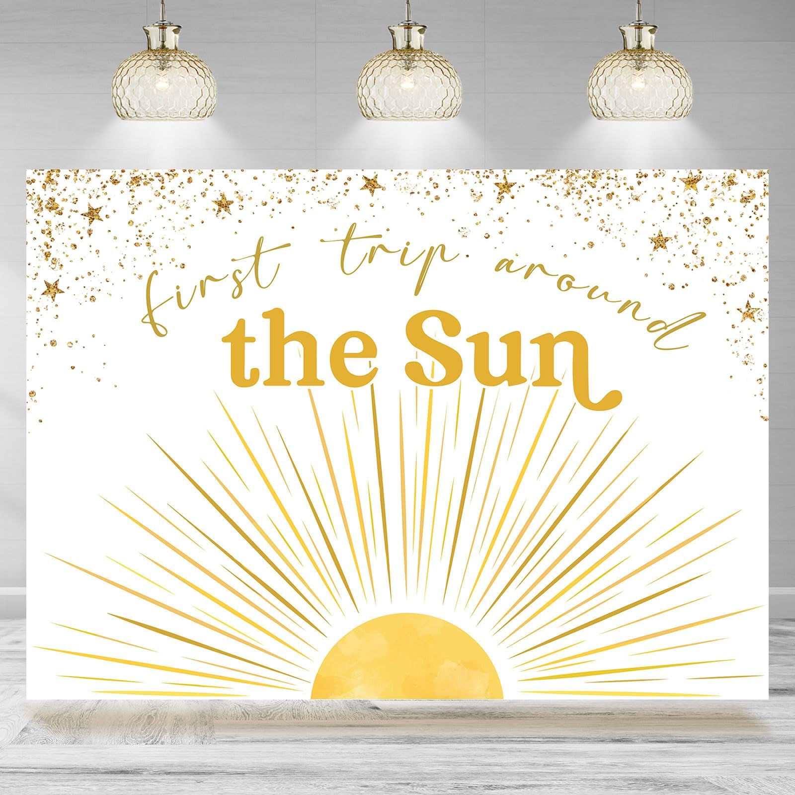 Amazon.com : Boho Trip Around The Sun Photo Background for Boys Girls ...