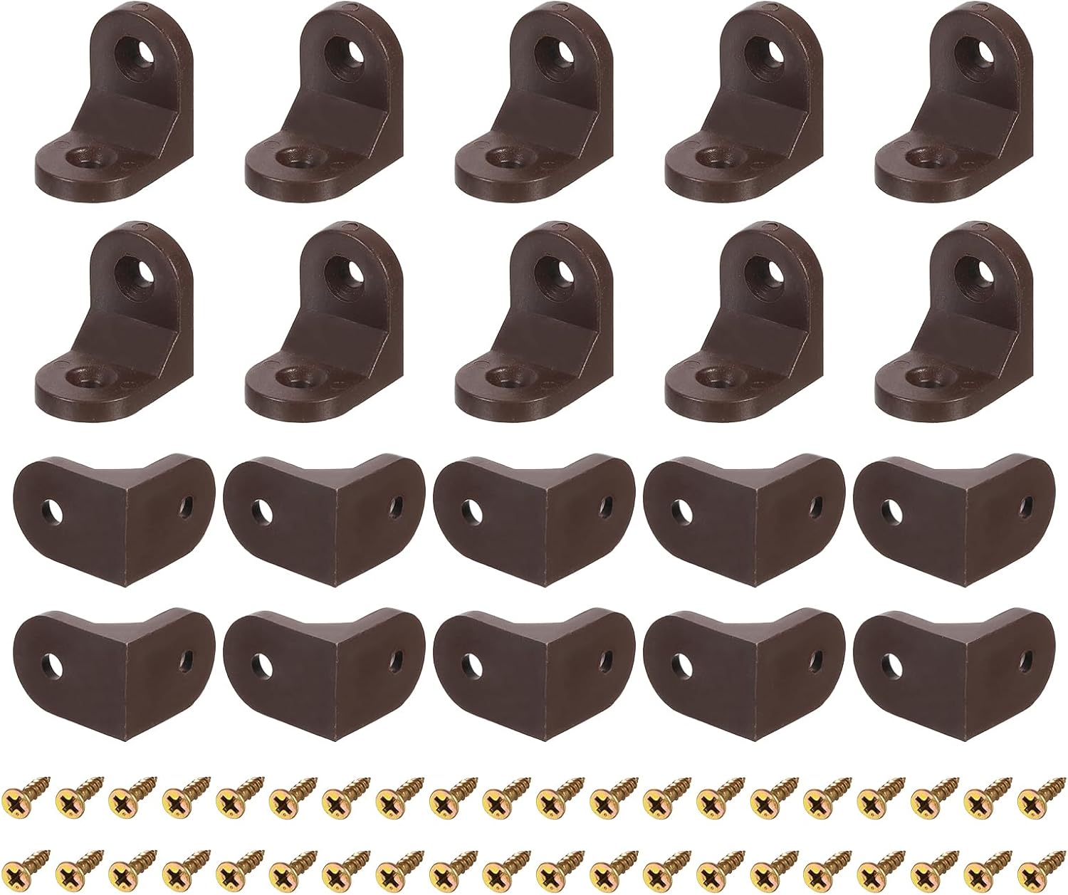 Amazon.com: uxcell 20Pcs 90 Degree Plastic Corner Braces, 16.6x23.4x23 ...