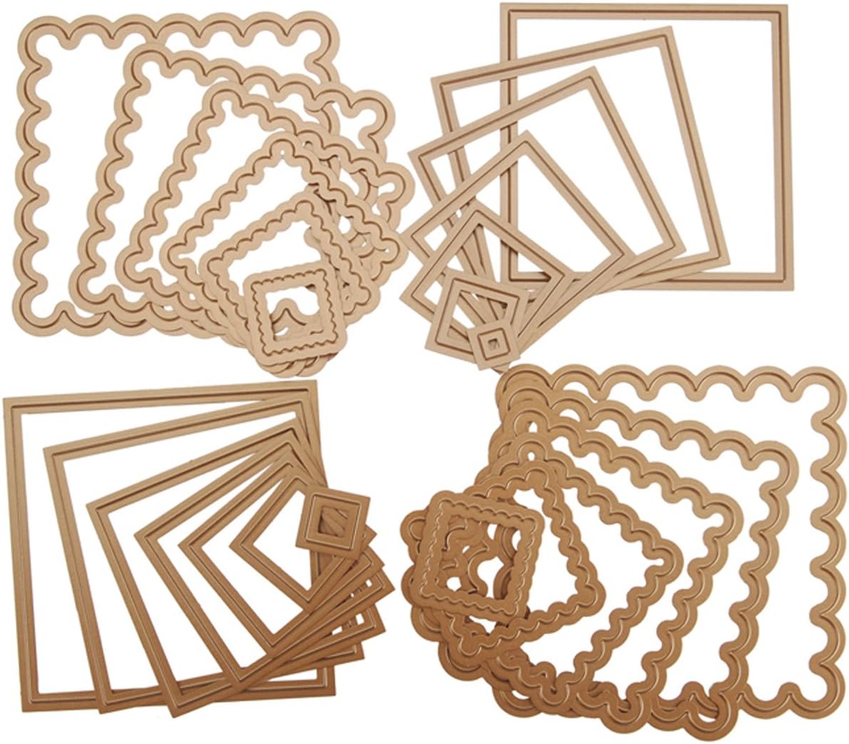 Amazon.com: SPELLBINDERS Wizard Nestabilities Dies, Classic Squares ...