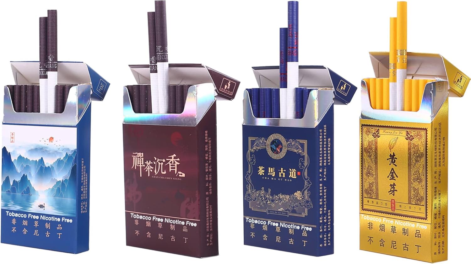 Amazon.com: Herbal Cigarettes - Tobacco and Nicotine Free, Infused with ...