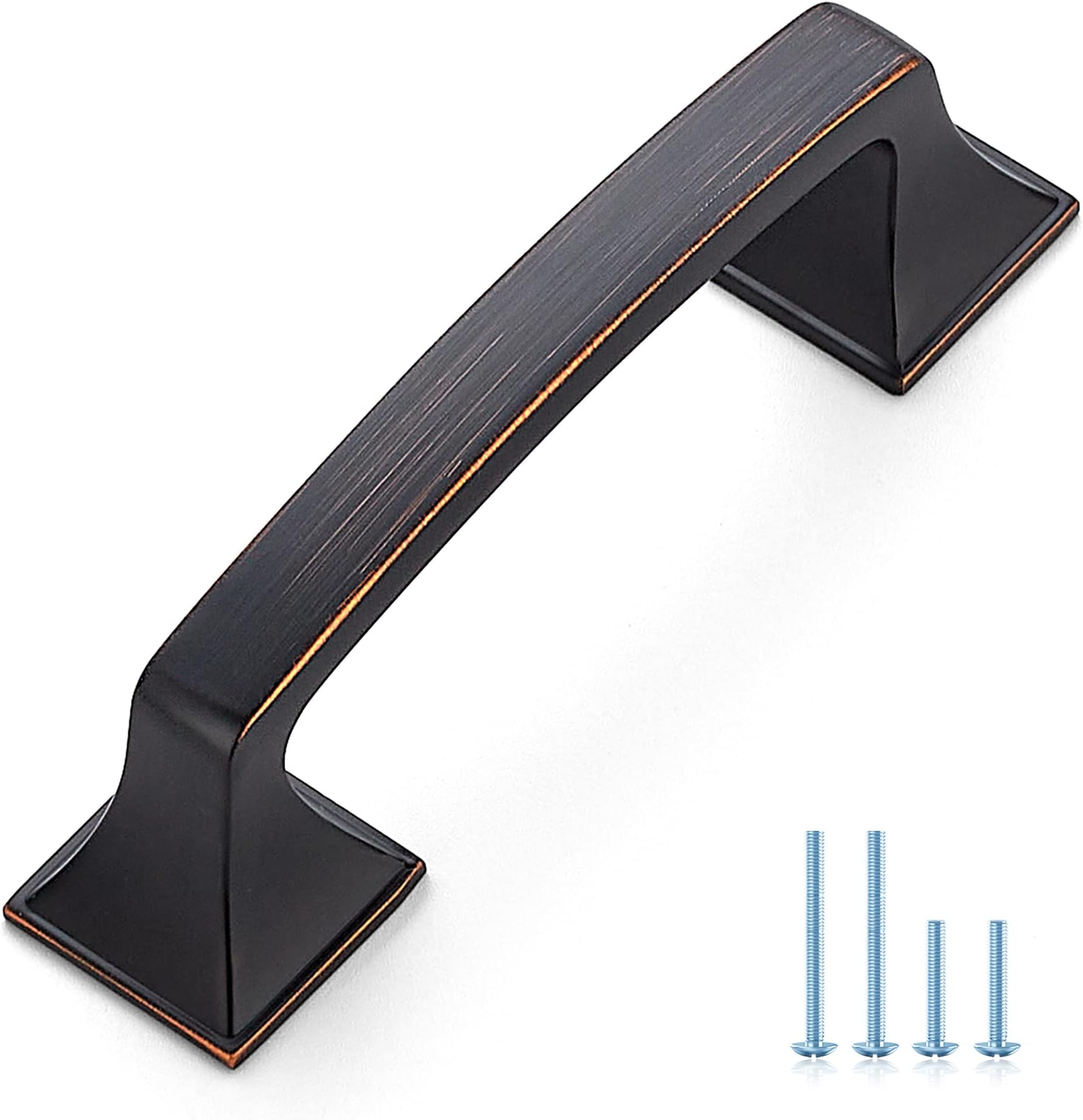 Ravinte Solid 3 Inch Big Square Foot Cabinet Pulls Oil Rubbed Bronze ...