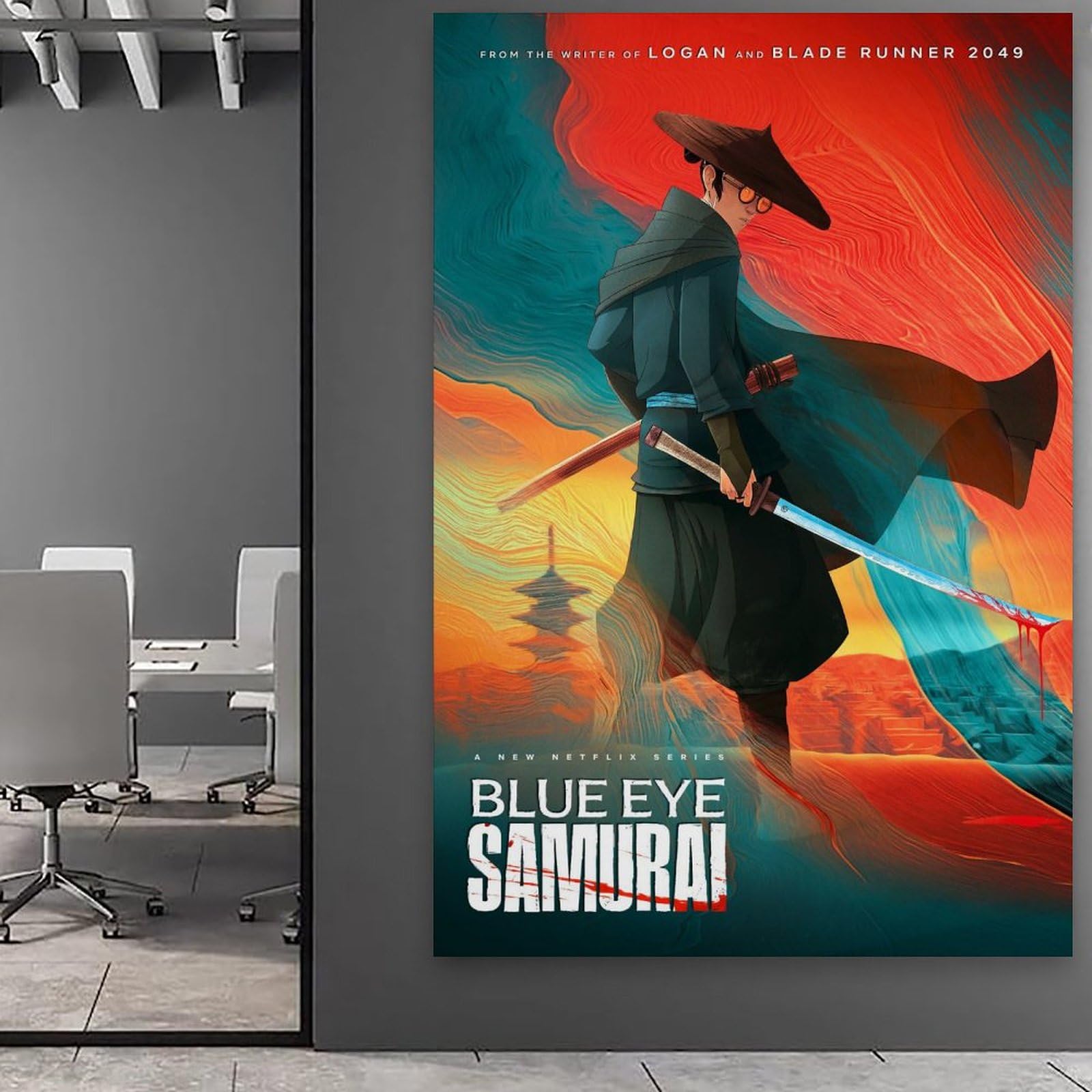 Snapklik.com : Jundashang Blue Poster Eye Samurai Anmie Tv Series ...
