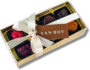 Golden Ensemble: Van Roy's 8 Assorted Belgian Chocolates : Amazon.co.uk ...