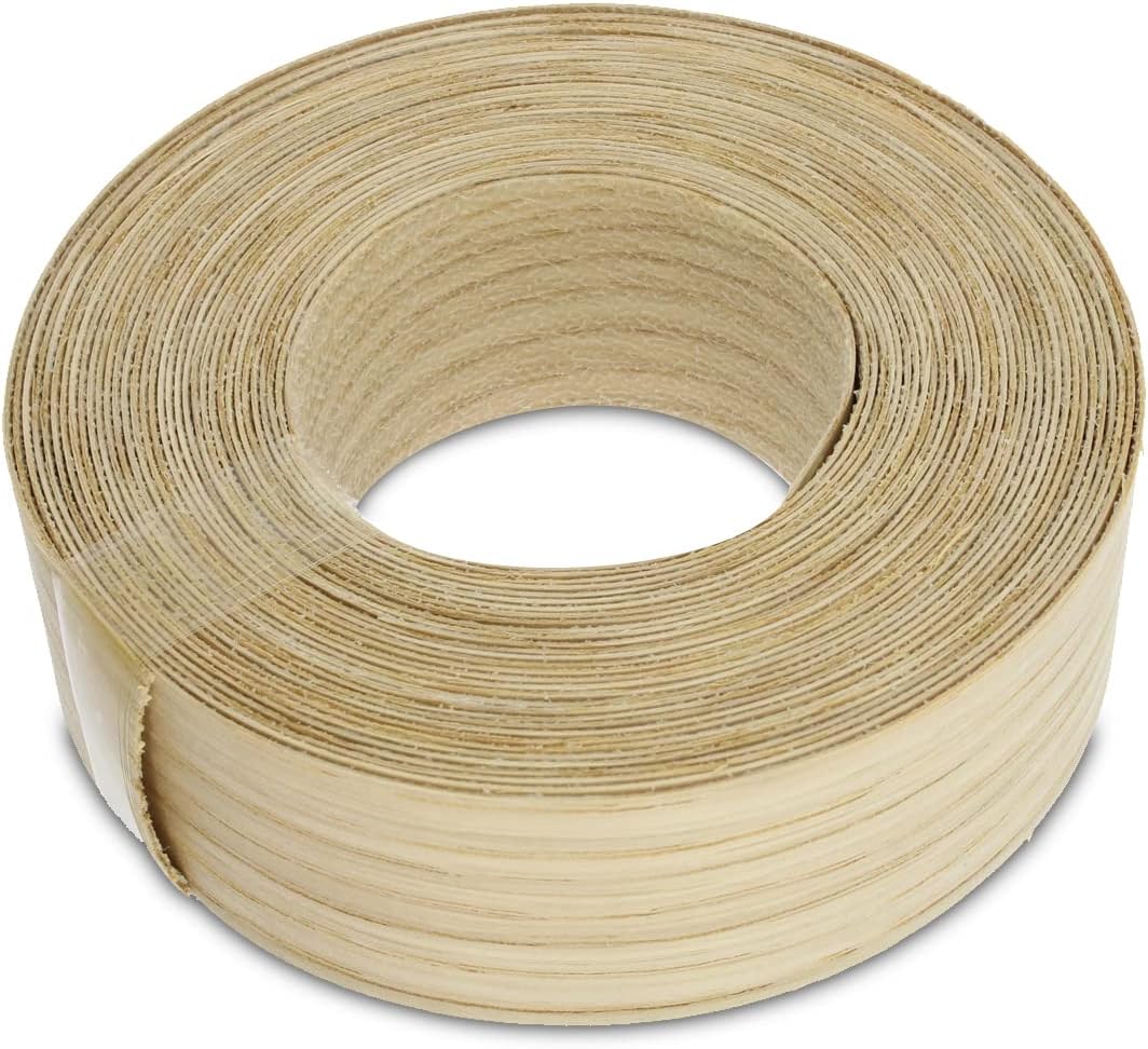 WoodPress® 15mm Real Oak Iron-On Edging – 7.5m Roll – Pre-Glued Wood ...
