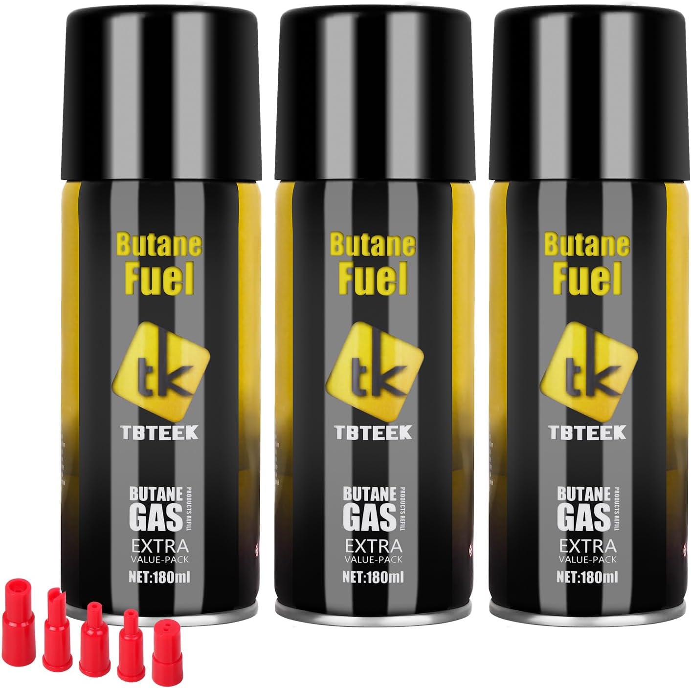 Amazon.com: TBTeek Butane Fuel Refill, 180ml High Grade Butane Fuel ...