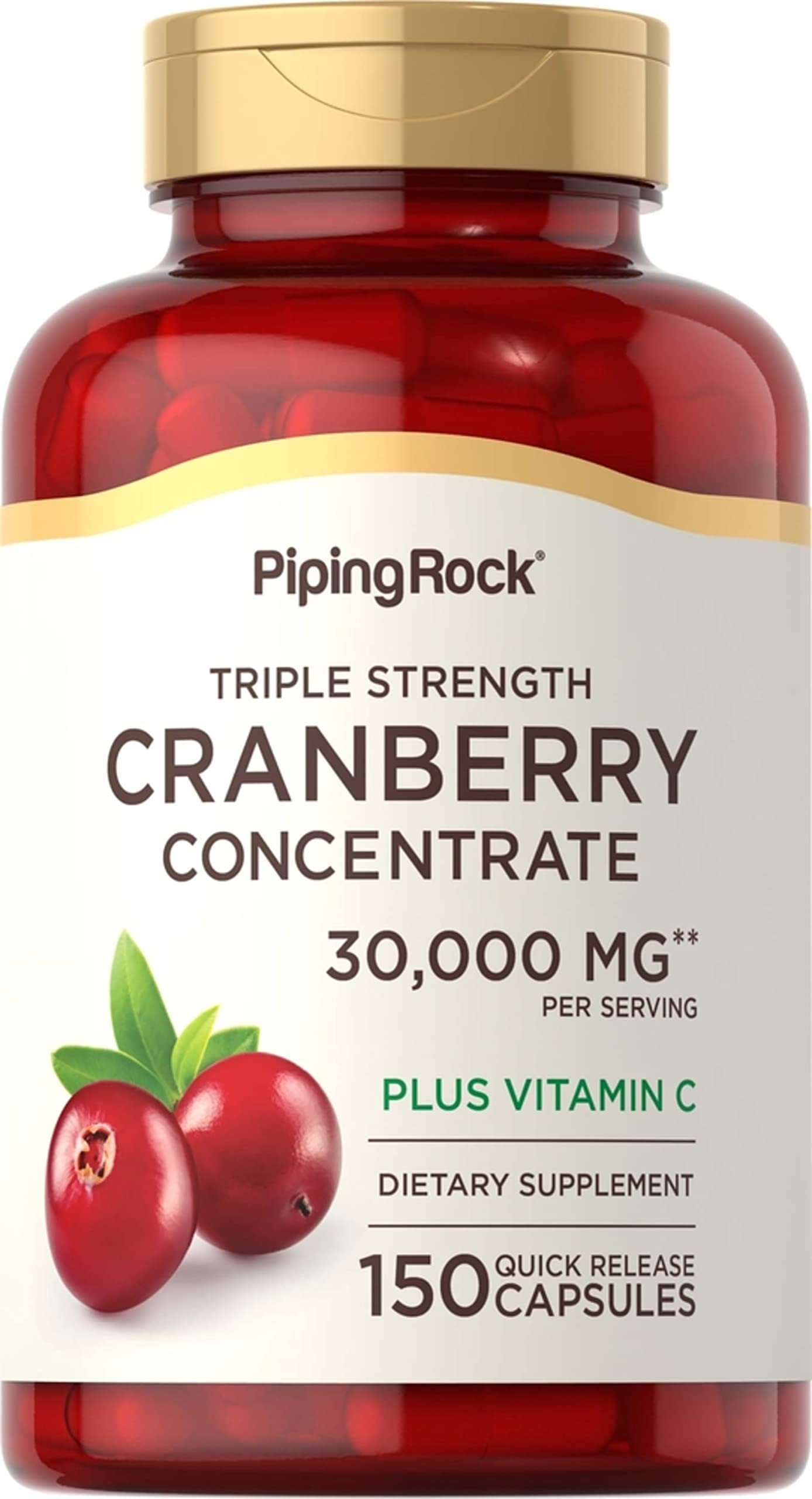 Amazon.com: Triple Strength Cranberry 30000mg with Vitamin C | 60 ...