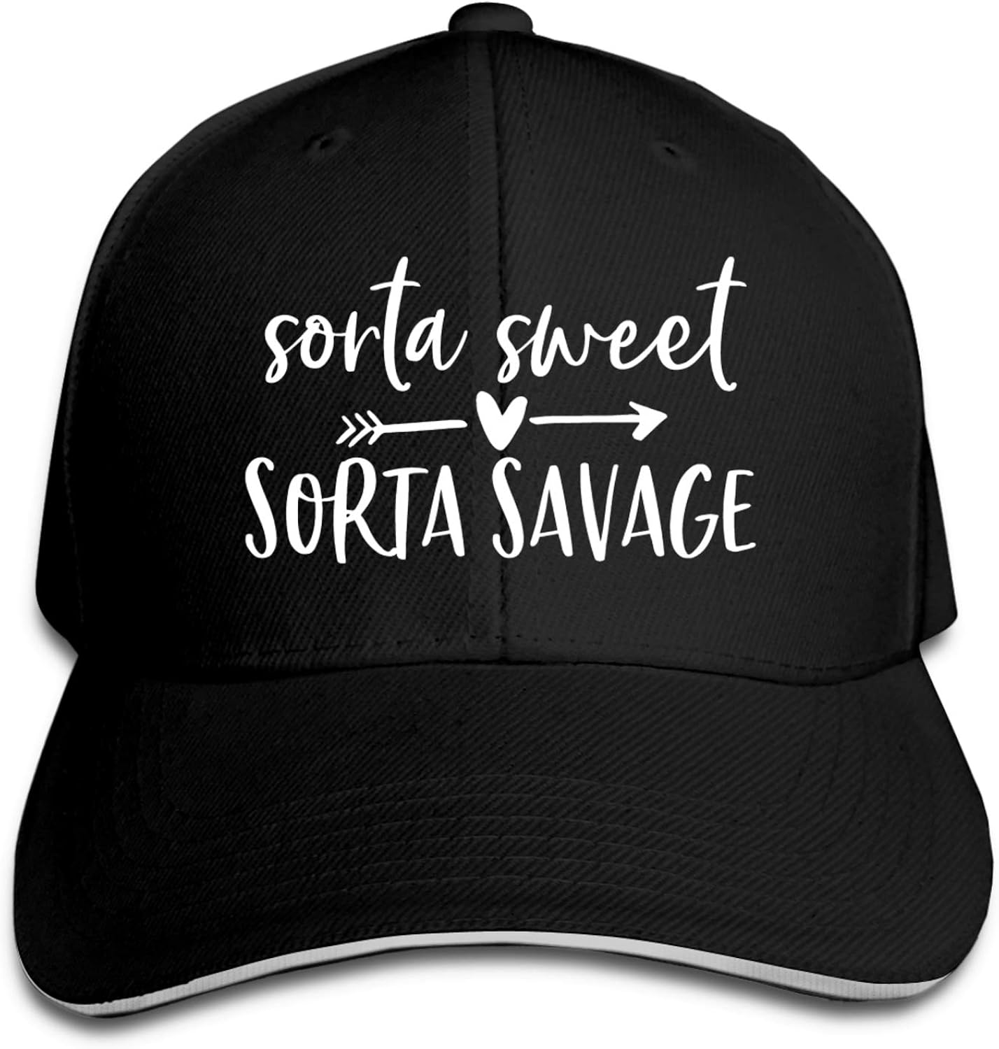 Sorta Sweet Sorta Savage Baseball Cap Classic Outdoor Fishing Denim Dad ...