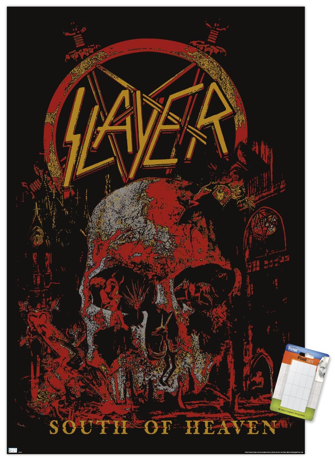 Amazon.com: Trends International Slayer - South Of Heaven Wall Poster ...