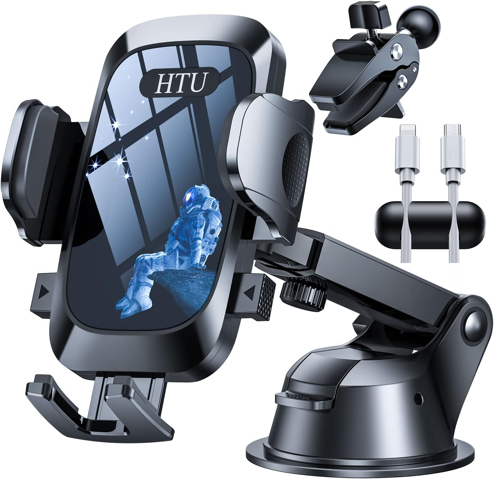 Amazon.com: [True Military-Grade] Car Phone Holder【2024 Stronger ...