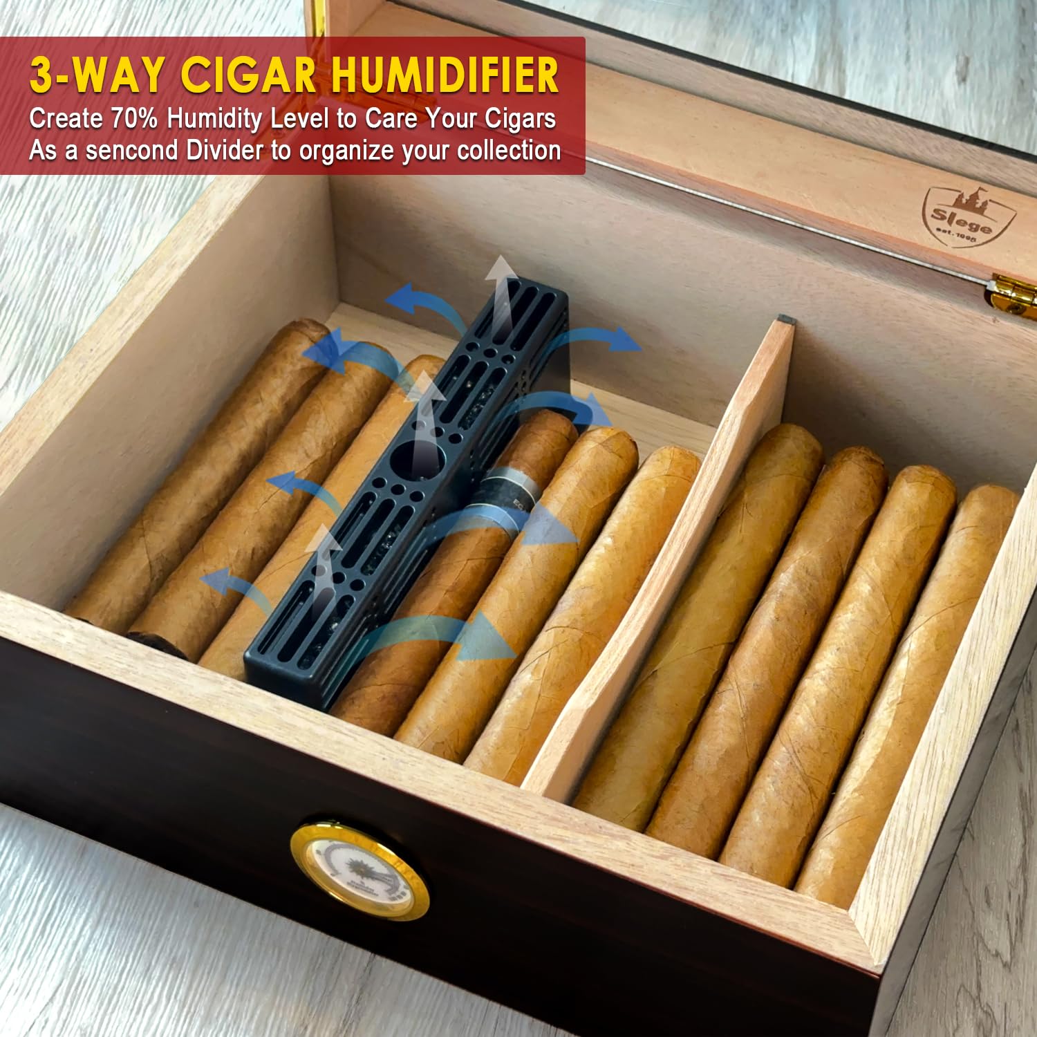 Snapklik.com : Cigar Humidifier For Cigar Humidor,SLEGE Humidor ...
