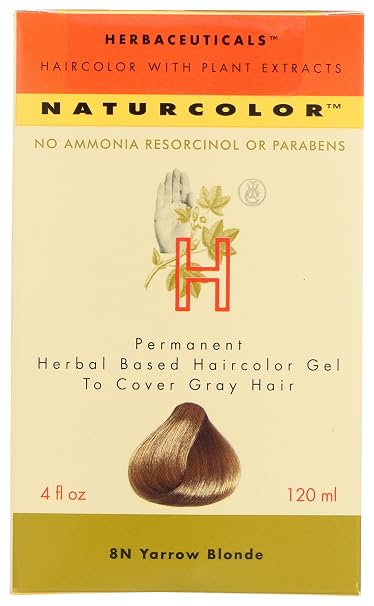 Amazon.com : Naturcolor Haircolor - Yarrow Blonde Hair Dye, 4 Fl Oz (8N ...