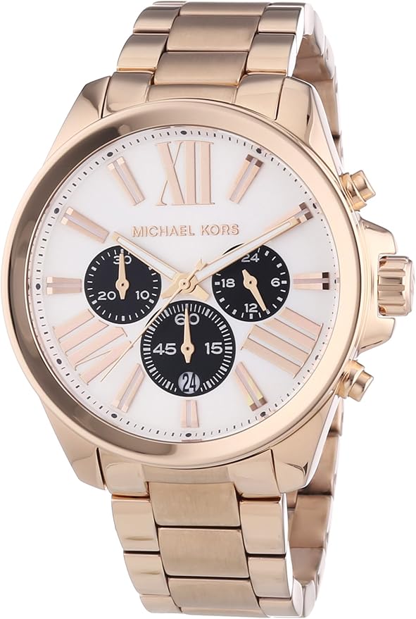 Michael Kors Quartz Watch MK5712 Gold 43 mm : Amazon.co.uk: Fashion