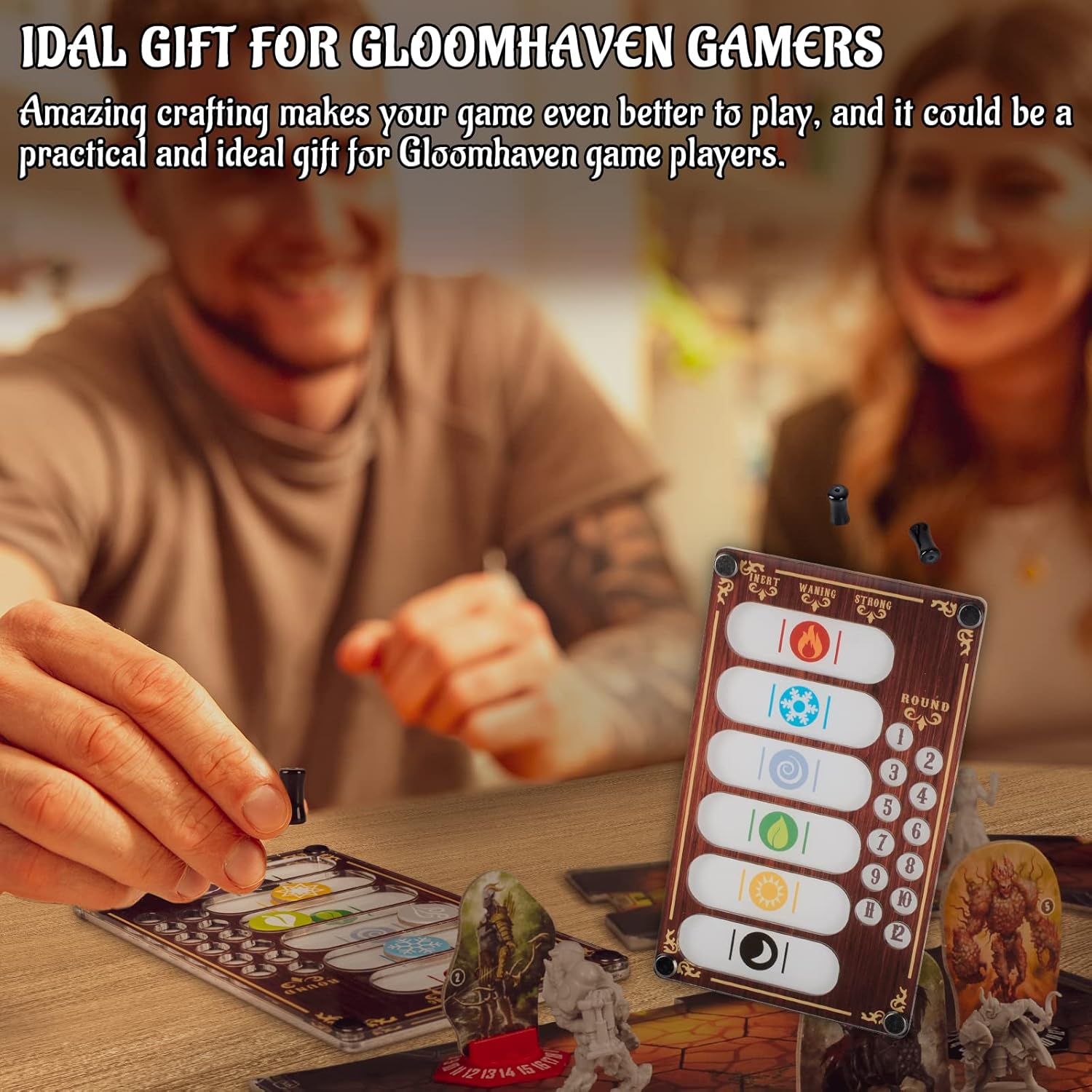 Acrylic Element Infusion Tracker Board for GloomHaven