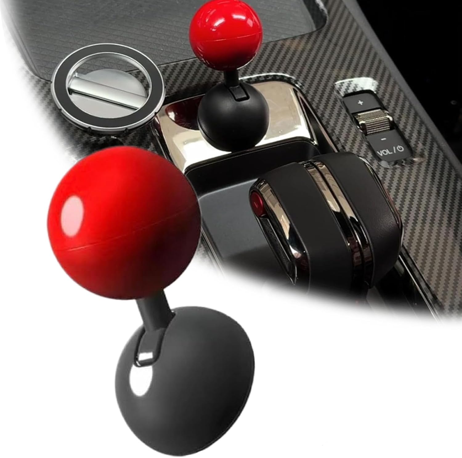 Amazon.com: ELODSA Push Start Button Cover, Car Push to Start Button ...