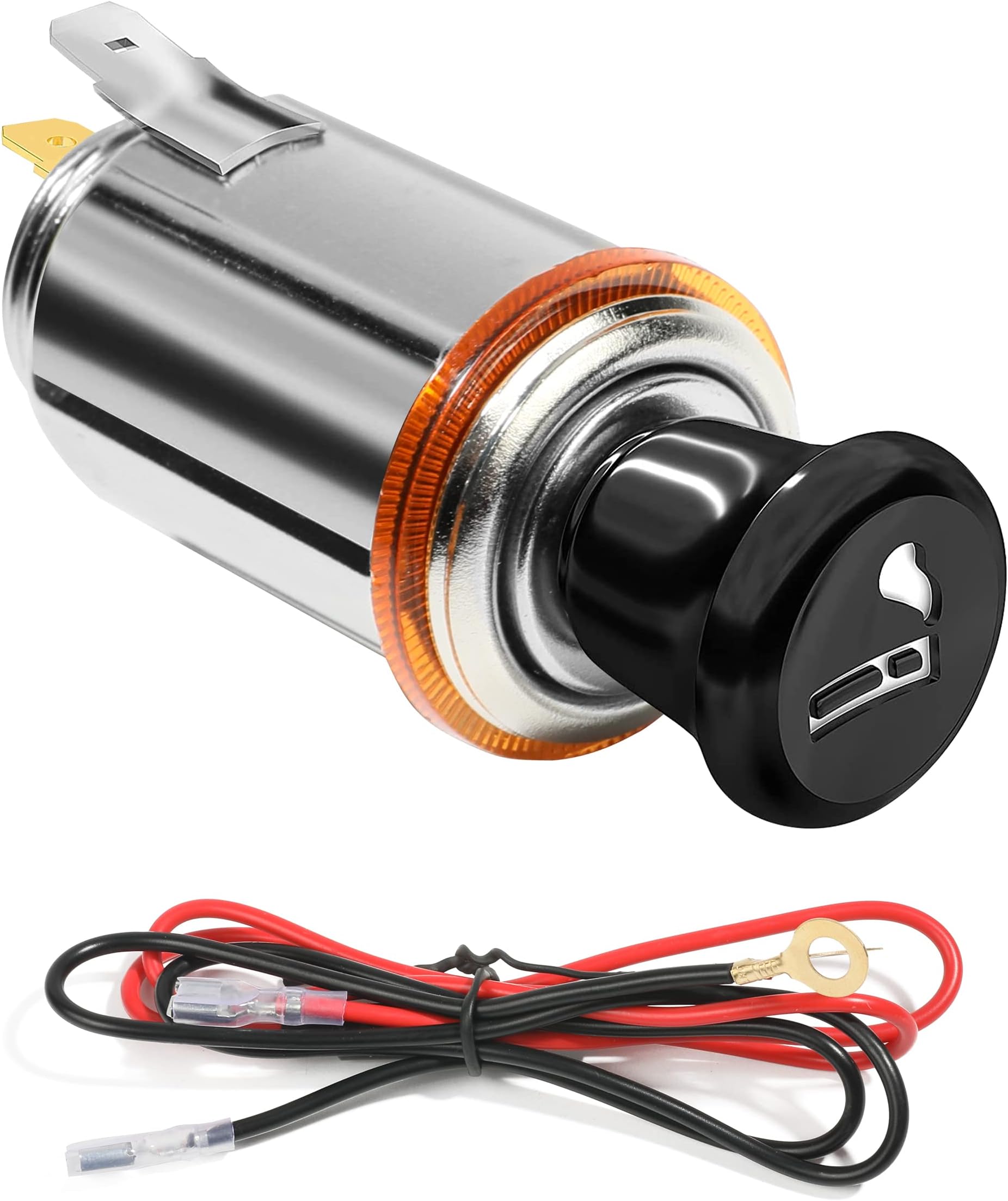 Amazon.com: AOCISKA Car Cigarette Lighter with Cable,12V Cigarette ...