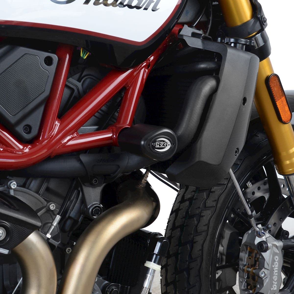 Amazon.com: R&G Aero Style Front Mount Frame Sliders Compatible With ...