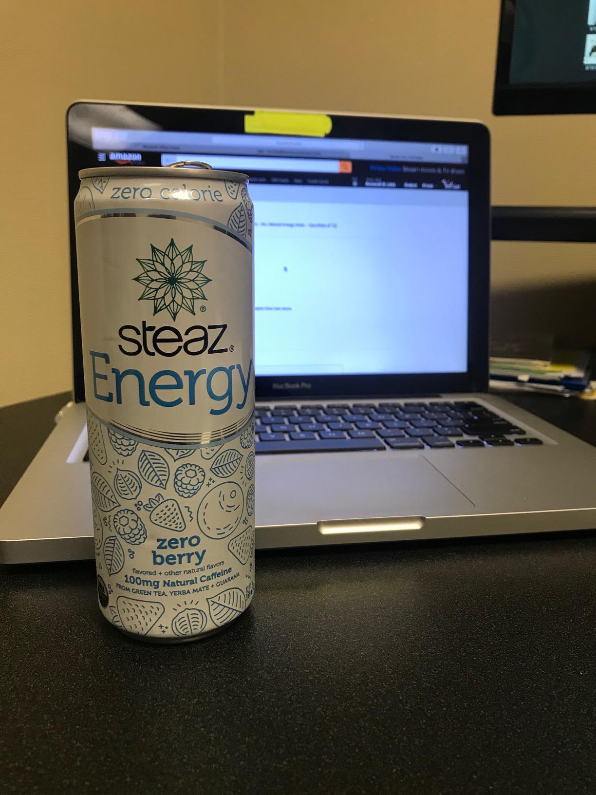 Amazon.com : Steaz Zero Calorie Energy Drink, Berry, 12 OZ : Grocery ...