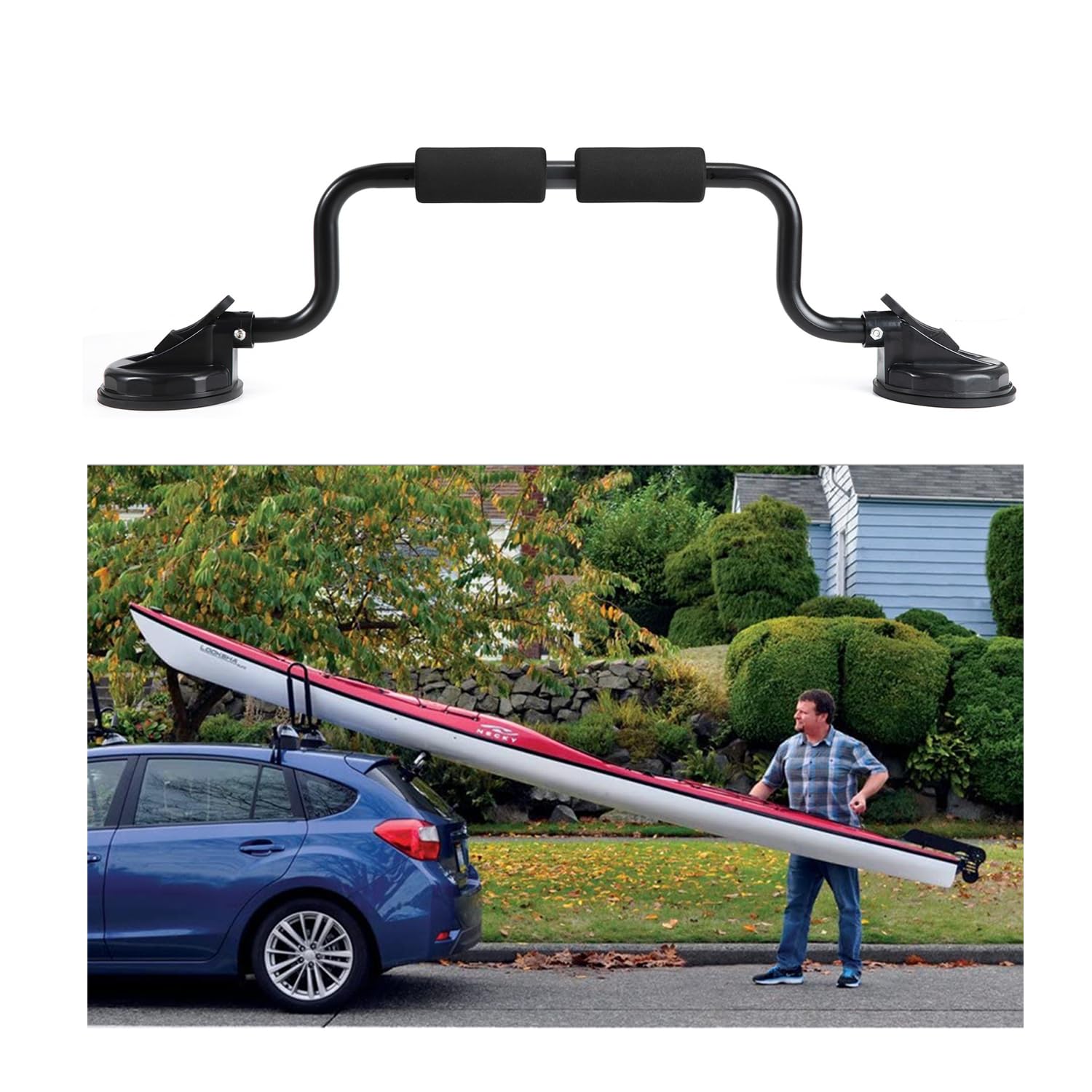 Amazon.com : maryeadecoor Rubber Boat Trailer Roller - Smart Push Boat ...