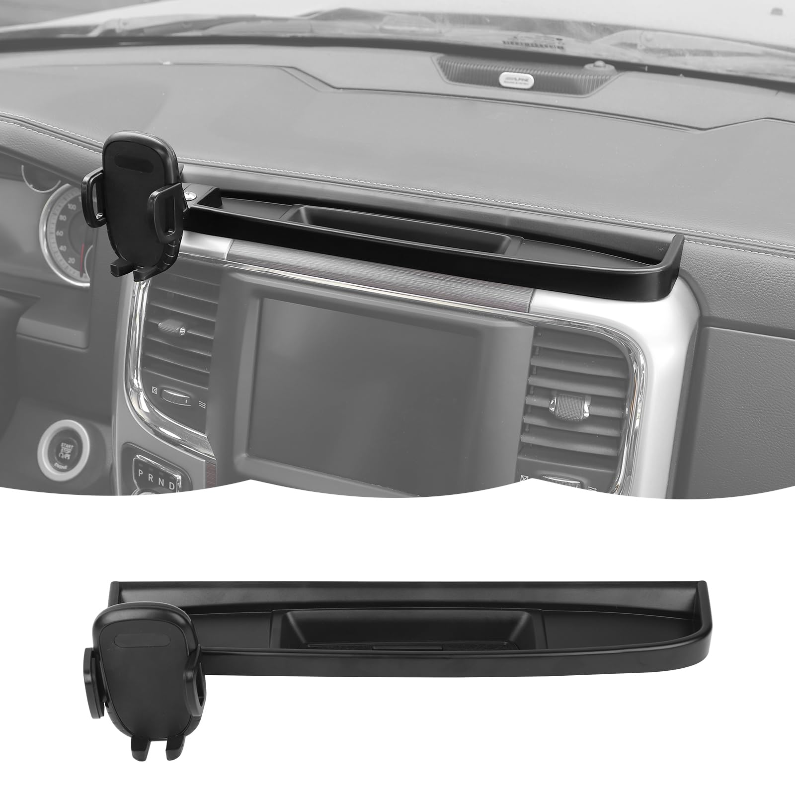 Amazon.com: RT-TCZ Cell Phone Holder Dash Mount Holder with Storage Box ...