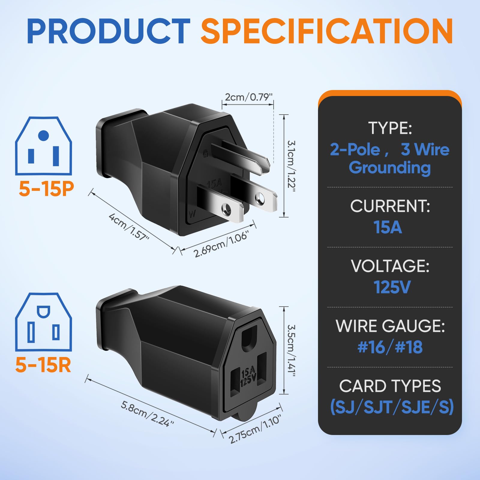 Snapklik.com : XINYIELE Extension Cord Repair Replacement Ends,Male And ...