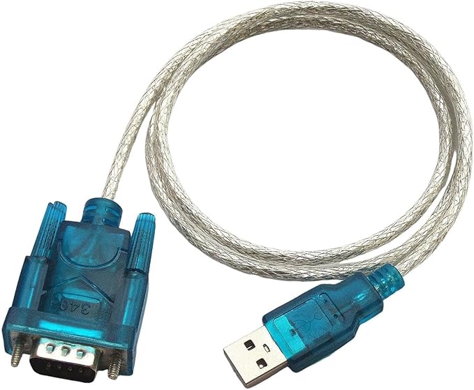 Serial Port Cable, Serial Male to USB Female Cable, RS232 to USB ...
