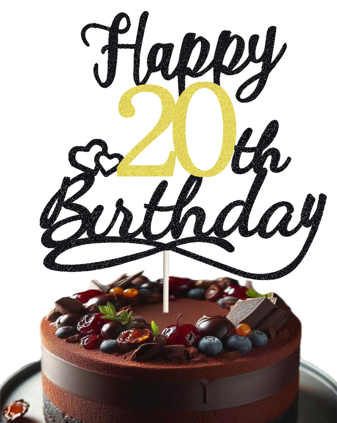 Snapklik.com : 20 Funny Birthday Cake Toppers, Twenty Cake Topper, 20 ...