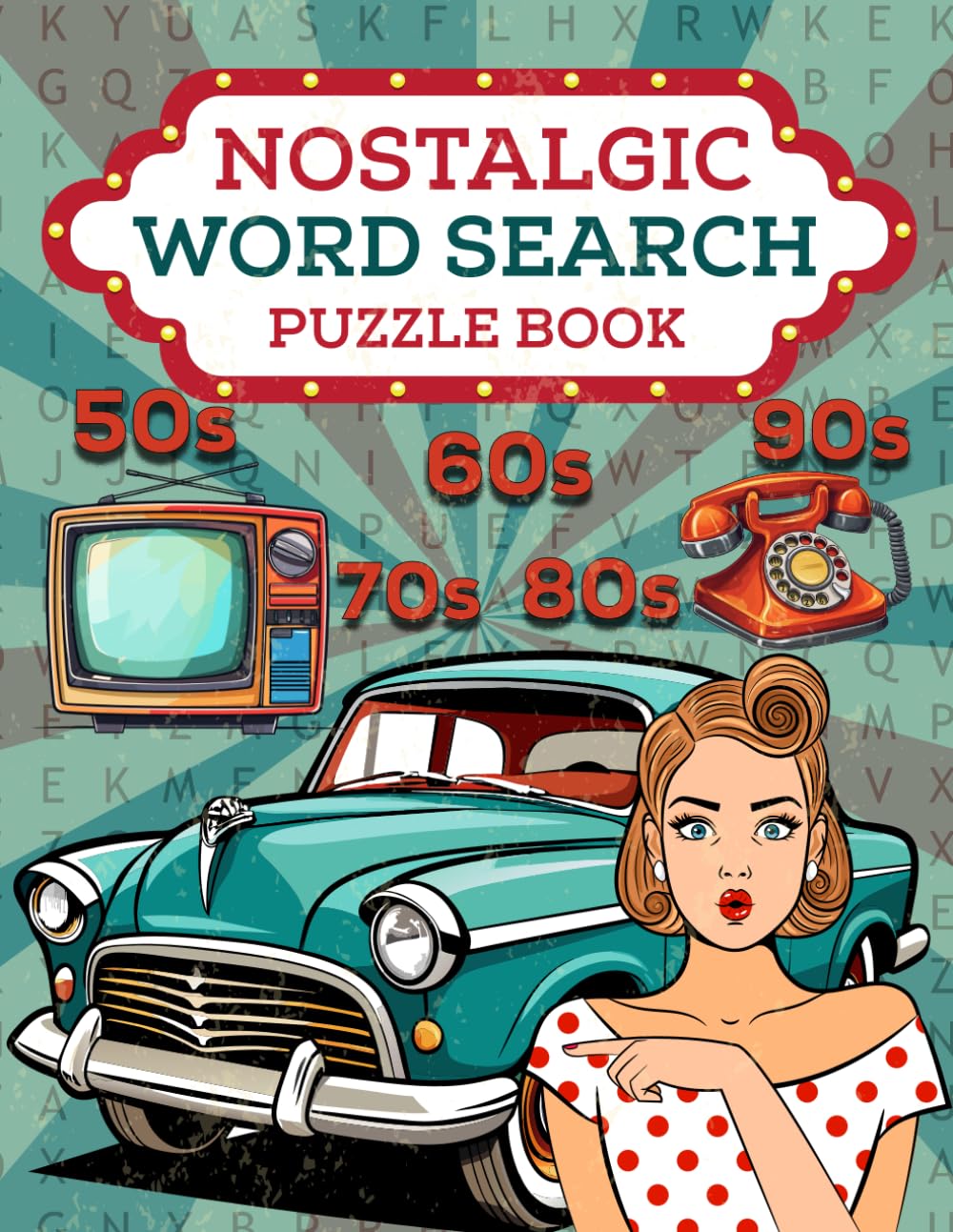 Nostalgic Word Search Puzzle Book Large Print: A Collection of Wordfind ...