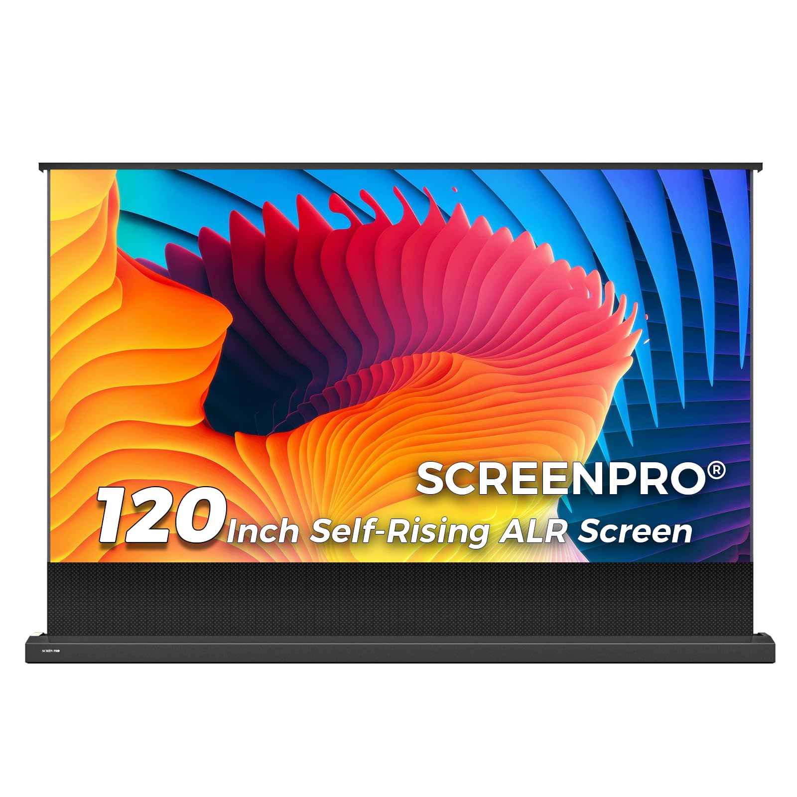 Amazon.com: SCREENPRO 120 inch Non-Tensioned Floor Rising Projector ...