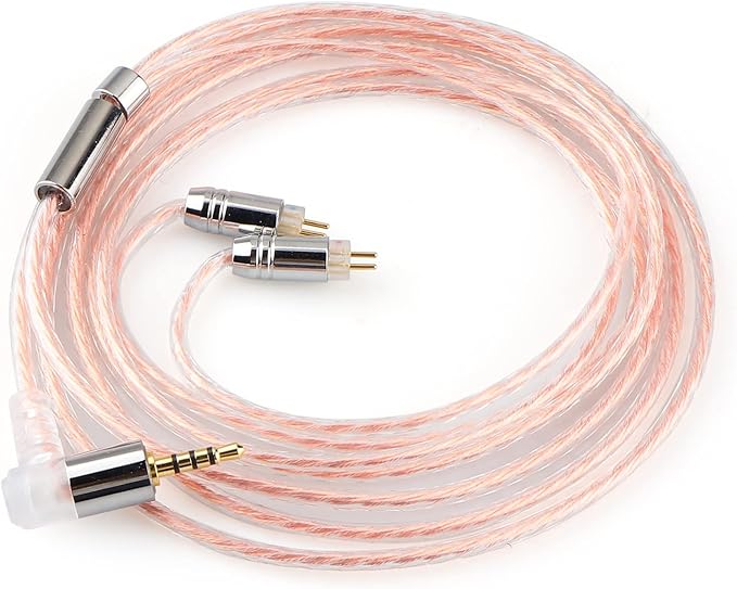 Amazon | LINSOUL TRIPOWIN Karenイヤホン用ケーブル 2.5mm/3.5mm/4.4mm金メッキプラグとQDC/MMCX/0.78mm2pinコネクタの組み合わせ ...