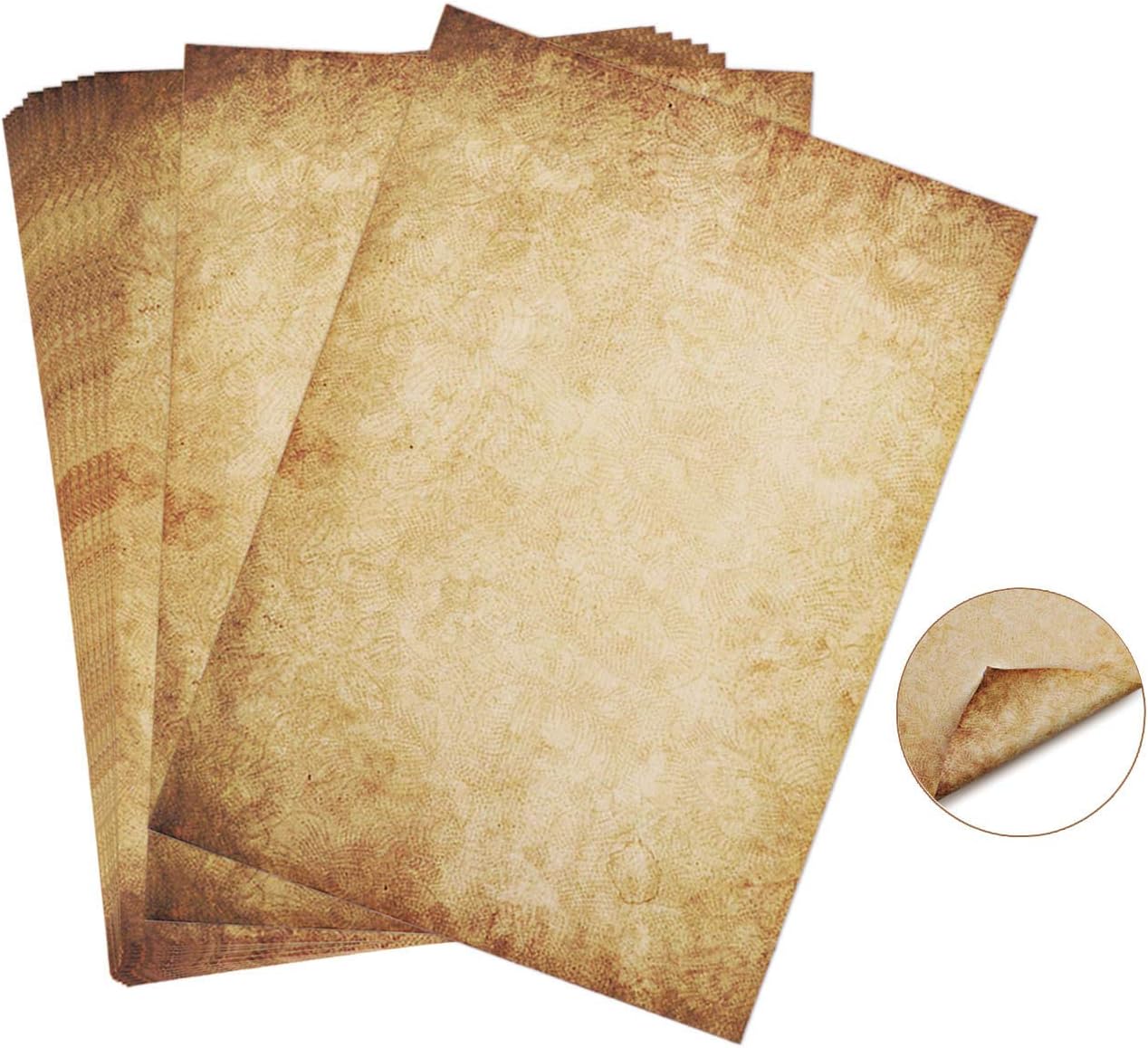 60 Sheets Writing Paper Design Paper Old Look DIN A4 100 g/m² Absofine ...