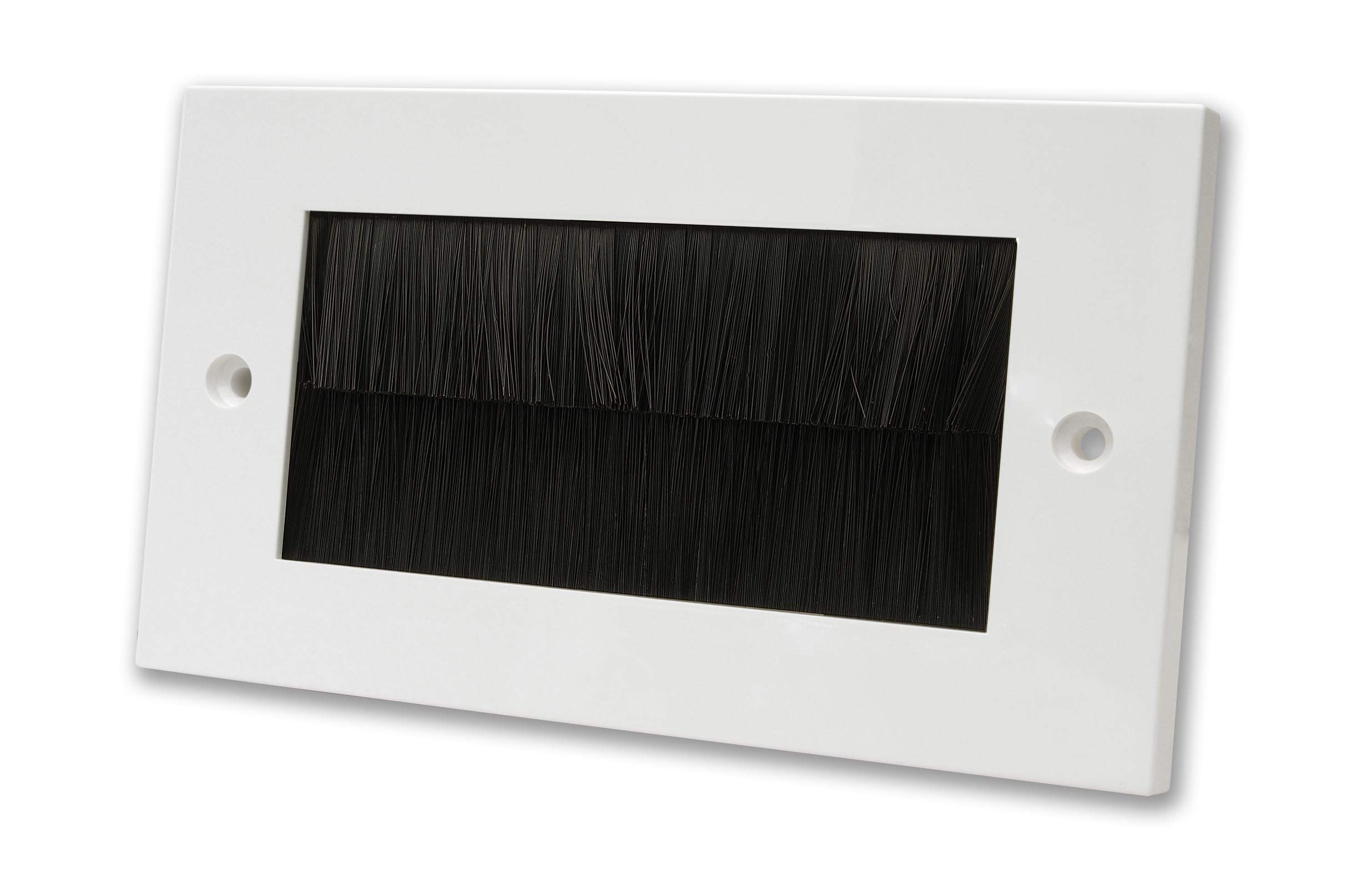 Black Cable Trunking Brush Cable Entry/ Exit Faceplate | STA Group ...