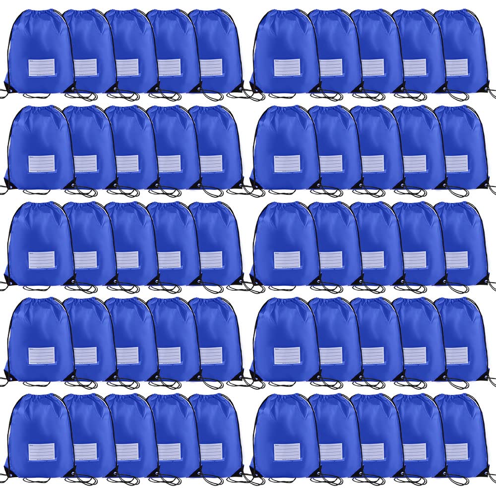 Amazon.com | 50 Pcs Drawstring Bags,Bulk Draw String Backpack, Cinch ...