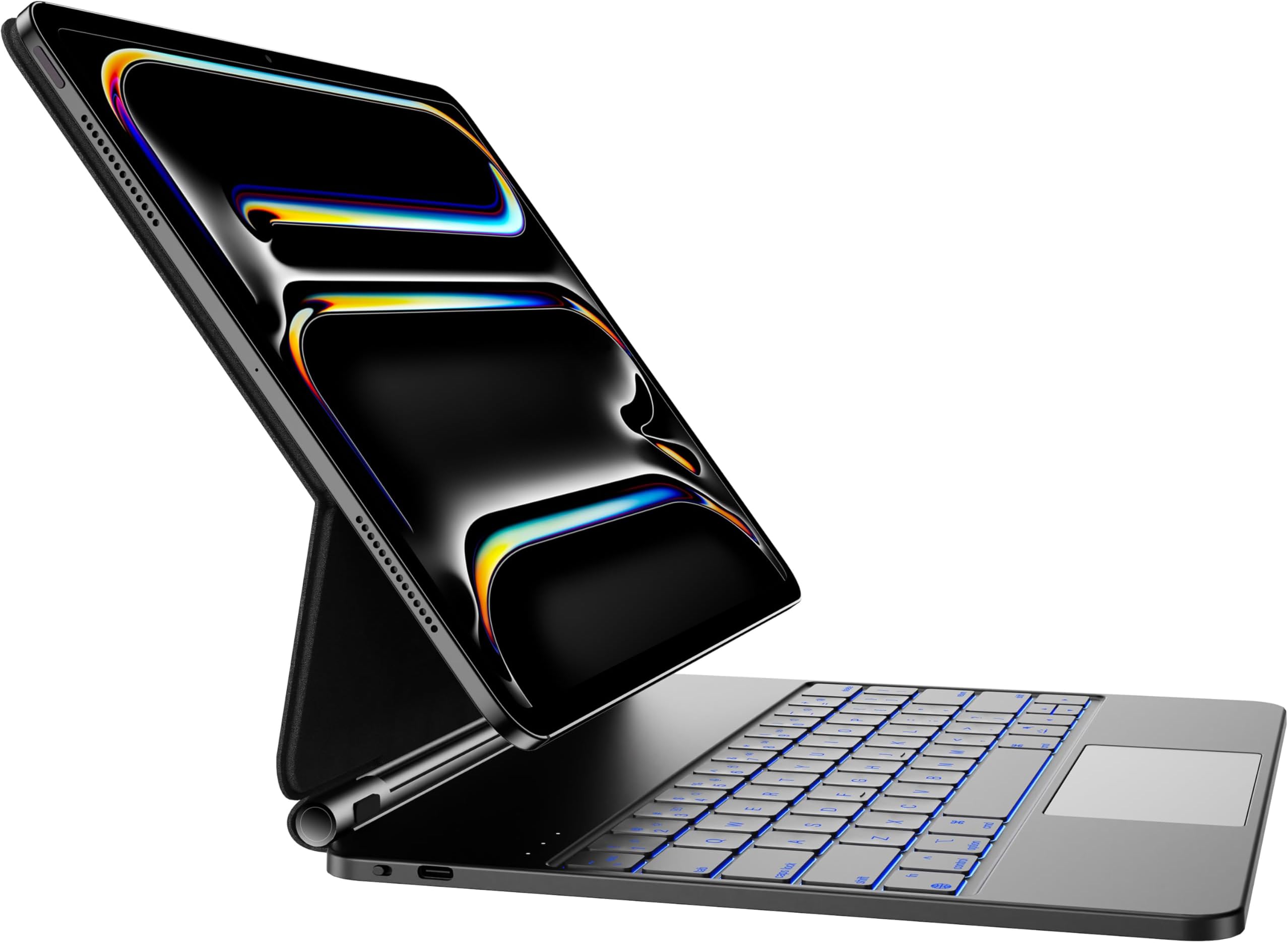 Amazon.com: HOU iPad Pro 13 inch Case 2024 with Keyboard (M4), iPad Pro ...