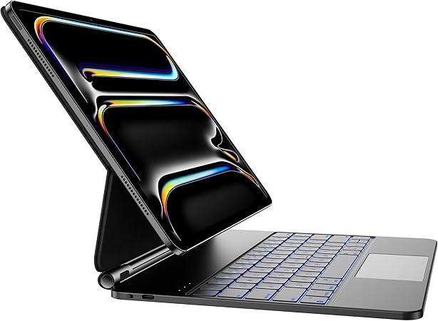 HOU Magic Keyboard for iPad Pro 13 inch case with keyboard M4 2024 ...