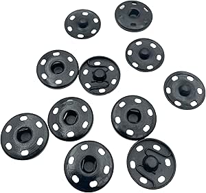 Amazon.com: 20 Sets 25mm Size Sew on Snap Fasteners,Press Studs Button ...